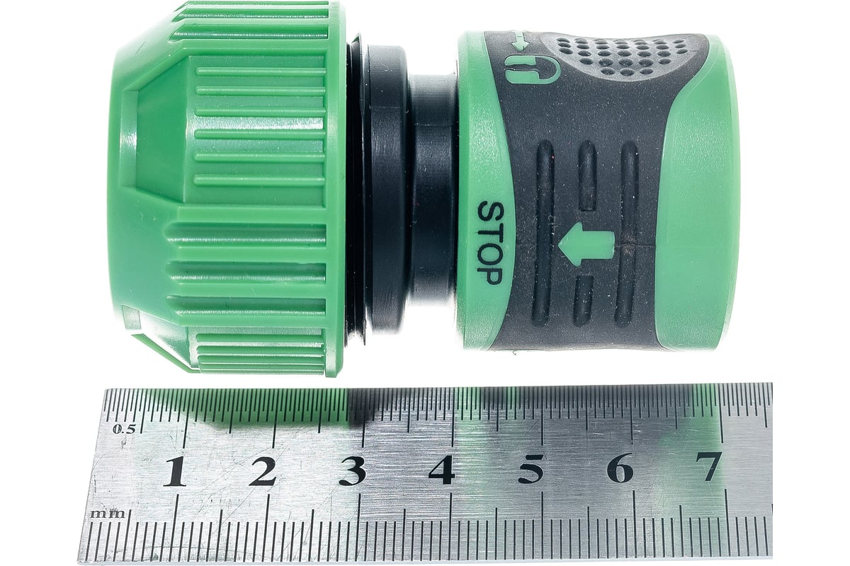 Соединитель универсальный с аквастопом 1/2"-5/8"-3/4" SKRAB 28260 ...