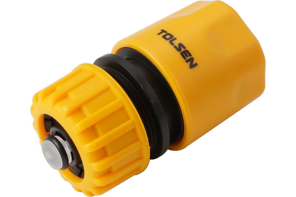 Коннектор с автостопом 1/2" TOLSEN 57117 - выгодная цена, отзывы ...