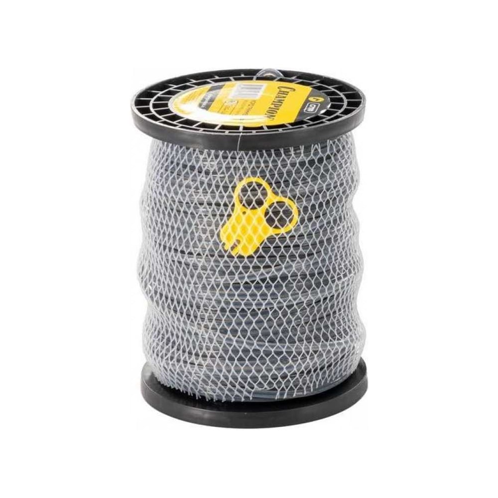 Корд триммерный CHAMPION Round PRO 4,0мм, 137м, круглый 2к+нож C7108 ...