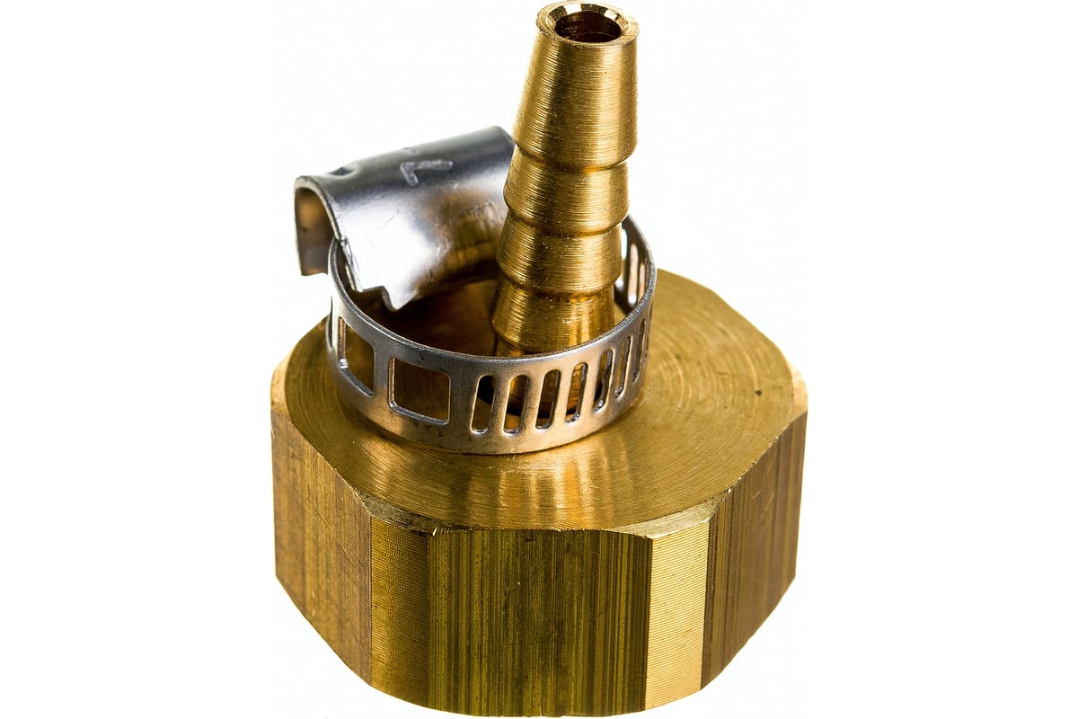 Наконечник латунный с подвижной гайкой внутренняя резьба 1/2 х елочка 6 ...