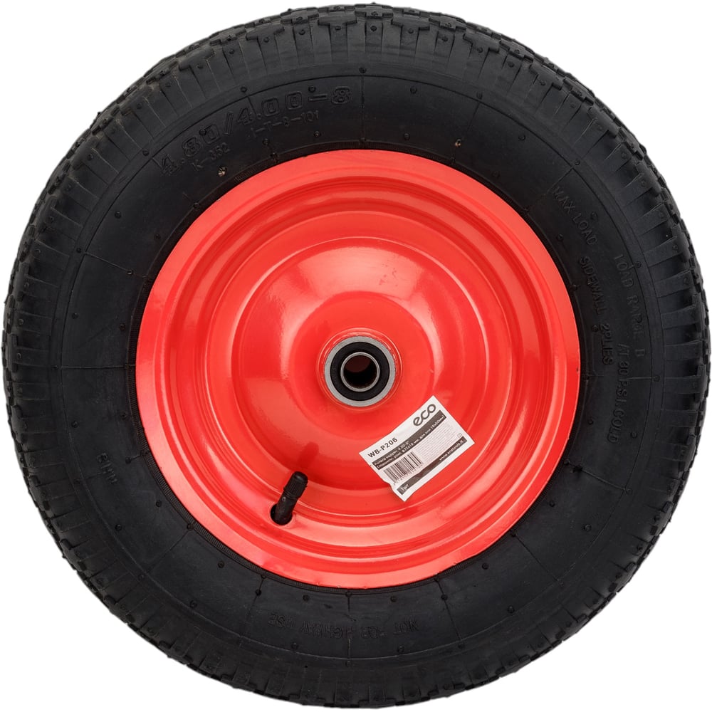 Колесо надувное 4.00-8", посадка 16x60 мм для тачки WB6820-2HD ECO WB ...