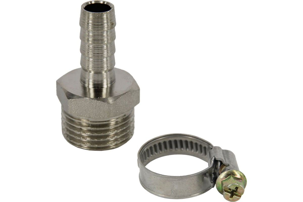 Комплект для подключения садового шланга 3/4", с наружной резьбой 1 ...