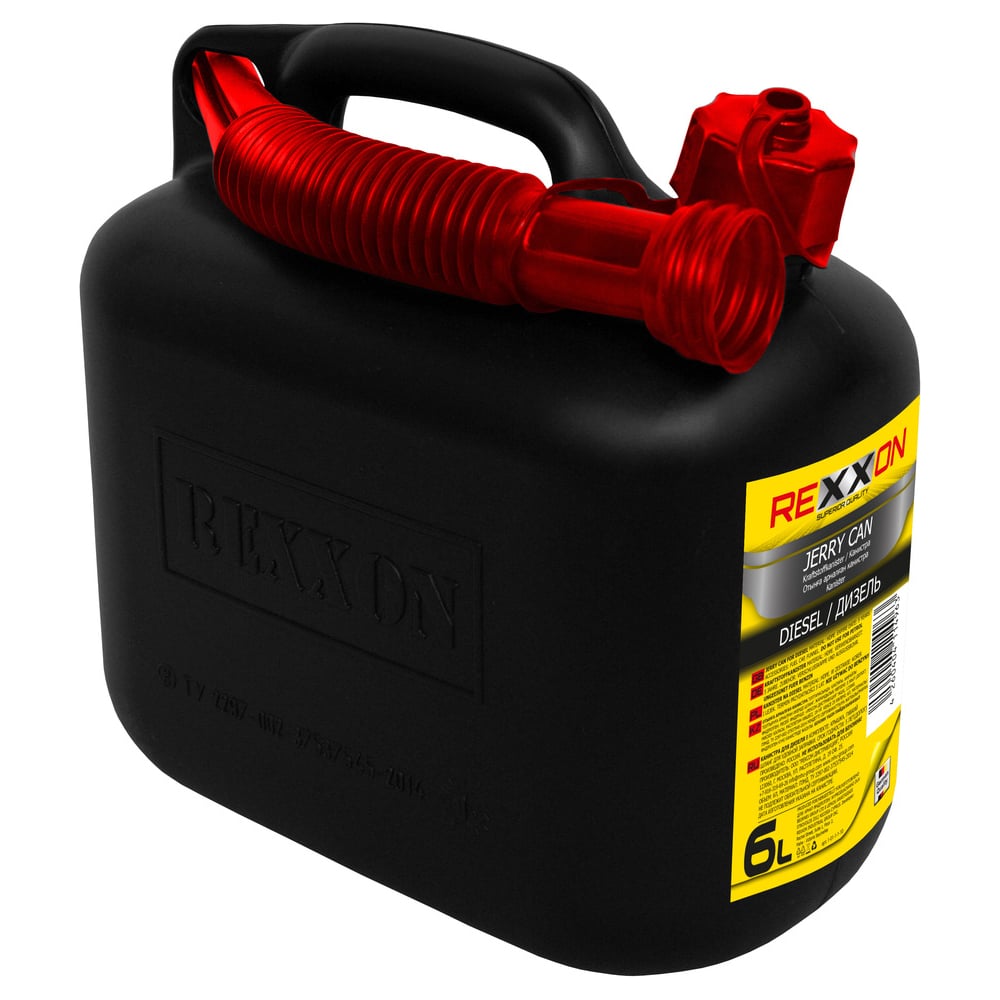 Канистра для дизельного топлива 6 л REXXON 1-01-1-1-10 - выгодная цена ...