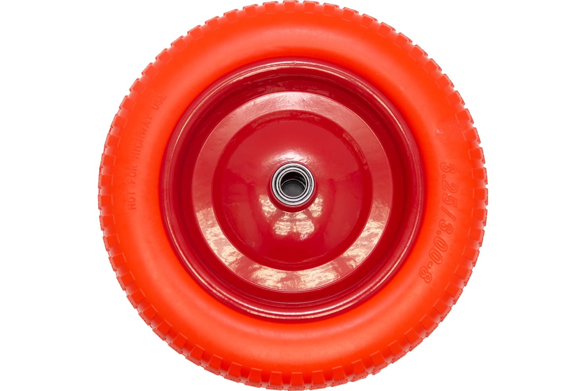 Колесо для 1-колесной тачки бескамерное (3.25/3.00-8) втулка 12 мм ...