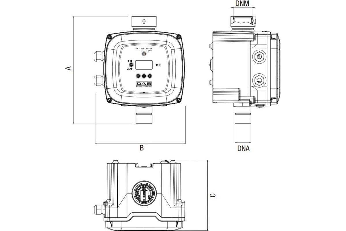 Электронный блок управления ACTIVE DRIVER PLUS M/M 1.5 DAB 60170688 ...
