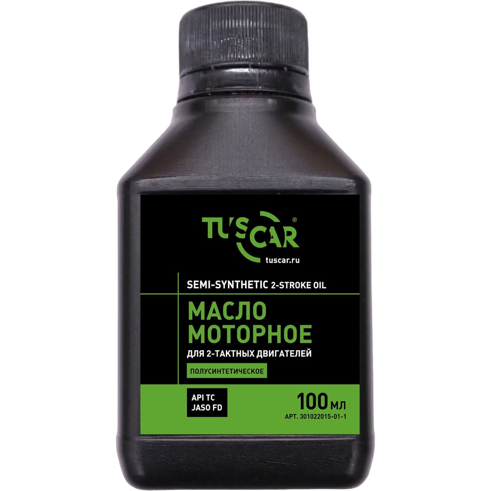 Масло полусинтетическое 2-х тактное 0.1 л, API TC/JACO FD TUSCAR ...