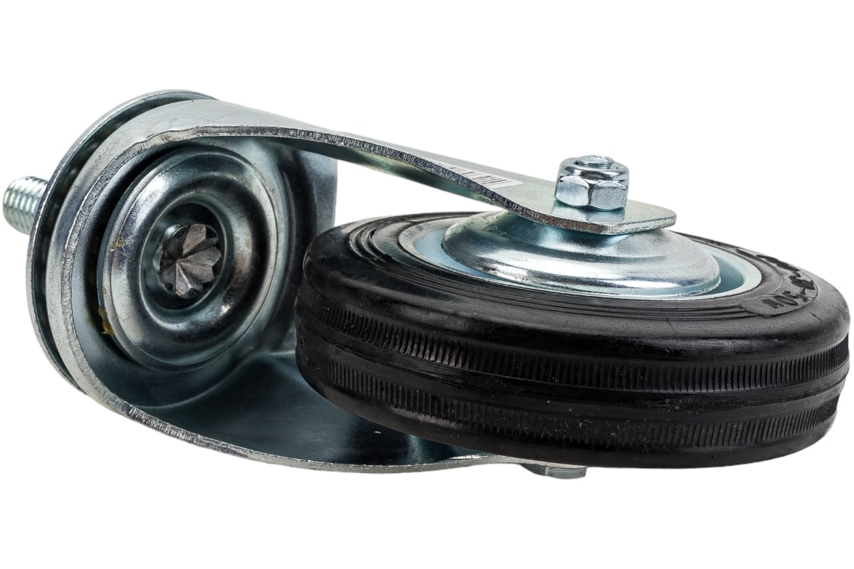 Колесо промышленное поворотное крепление болтом М12 SCT42 100 мм MFK ...