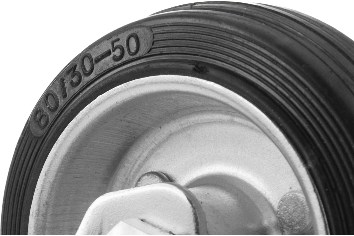 Колесо усиленное (80мм; 70 кг) поворотное с тормозом SRCb 97 А5 1000484 - выгодная цена, отзывы ...