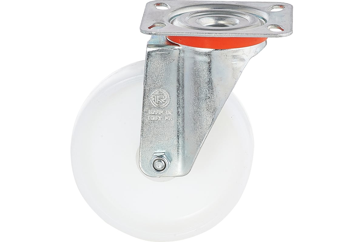Колесо с вращающейся опорой и пластиной крепления (100 мм; 200 кг) Tellure rota 684502 ...