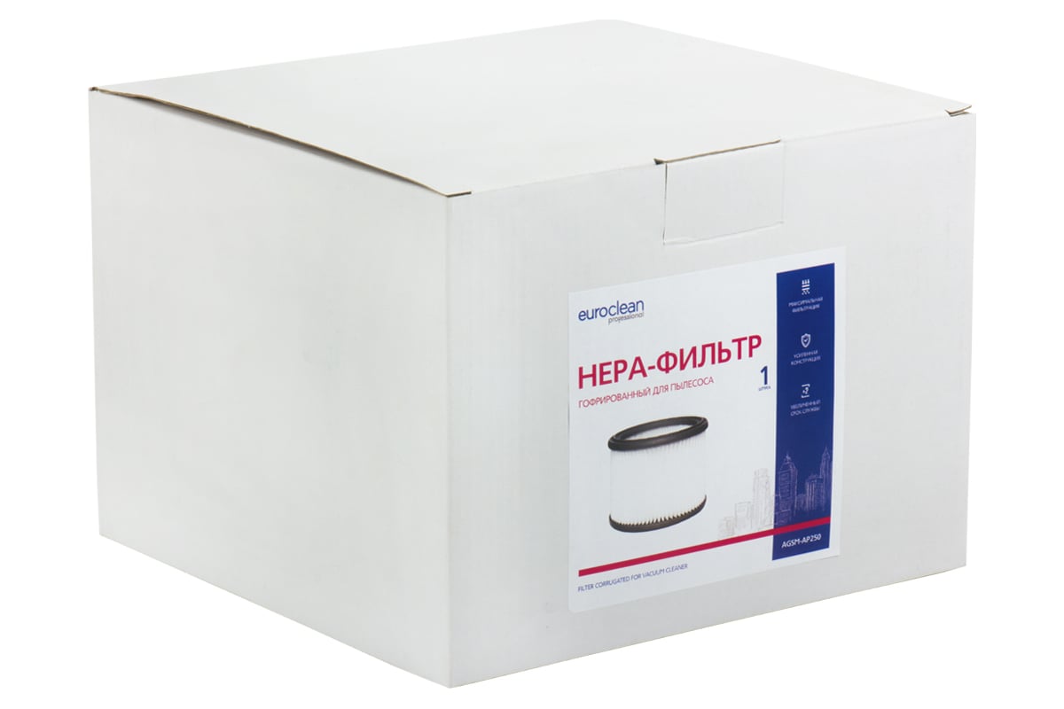 HEPA-фильтр синтетический для пылесоса EURO Clean AGSM-AP250 - выгодная ...