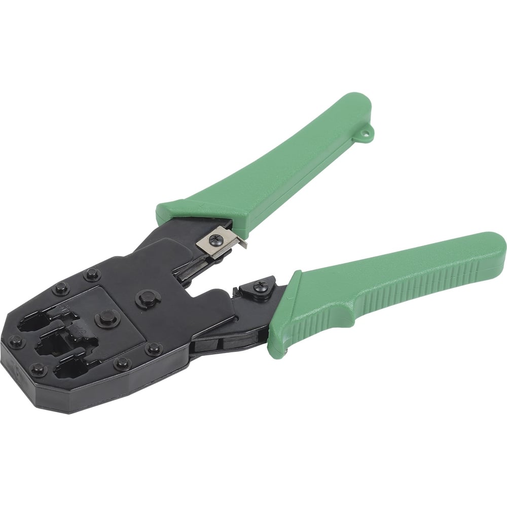 Обжимной инструмент для RJ45; RJ12; RJ11 без храпового механизма ITK ...