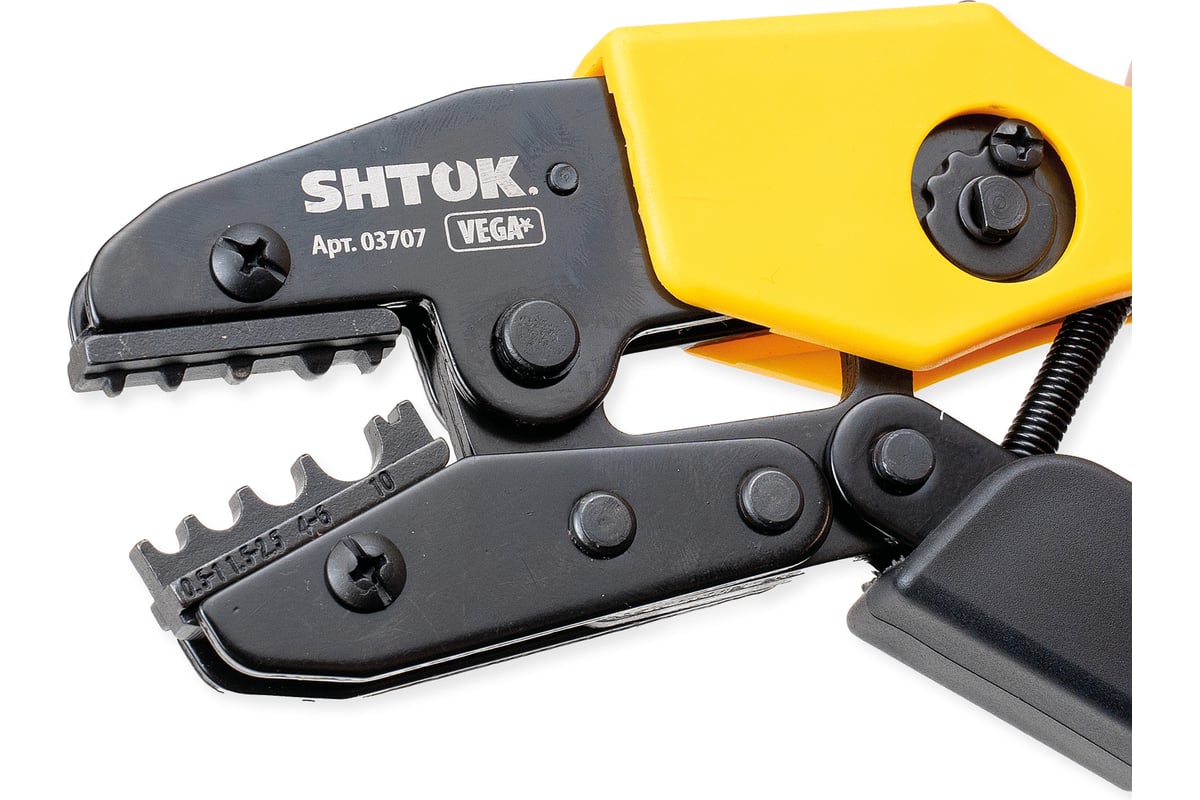 Пресс-клещи SHTOK матрица, профиль точка, 0,5-10 мм, серия Vega 03707 ...