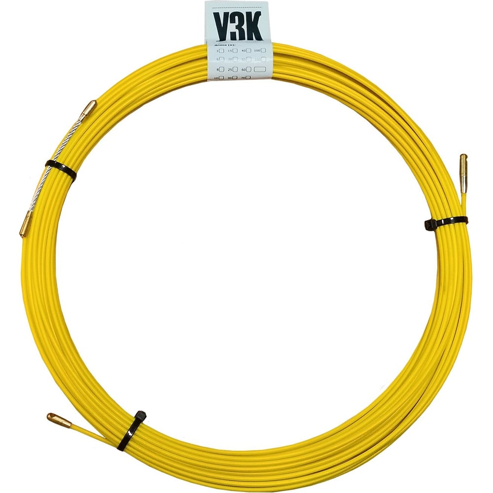 Протяжка для кабеля Metall78.ru мини УЗК, стеклопруток, D=3,5 мм, L=20 ...