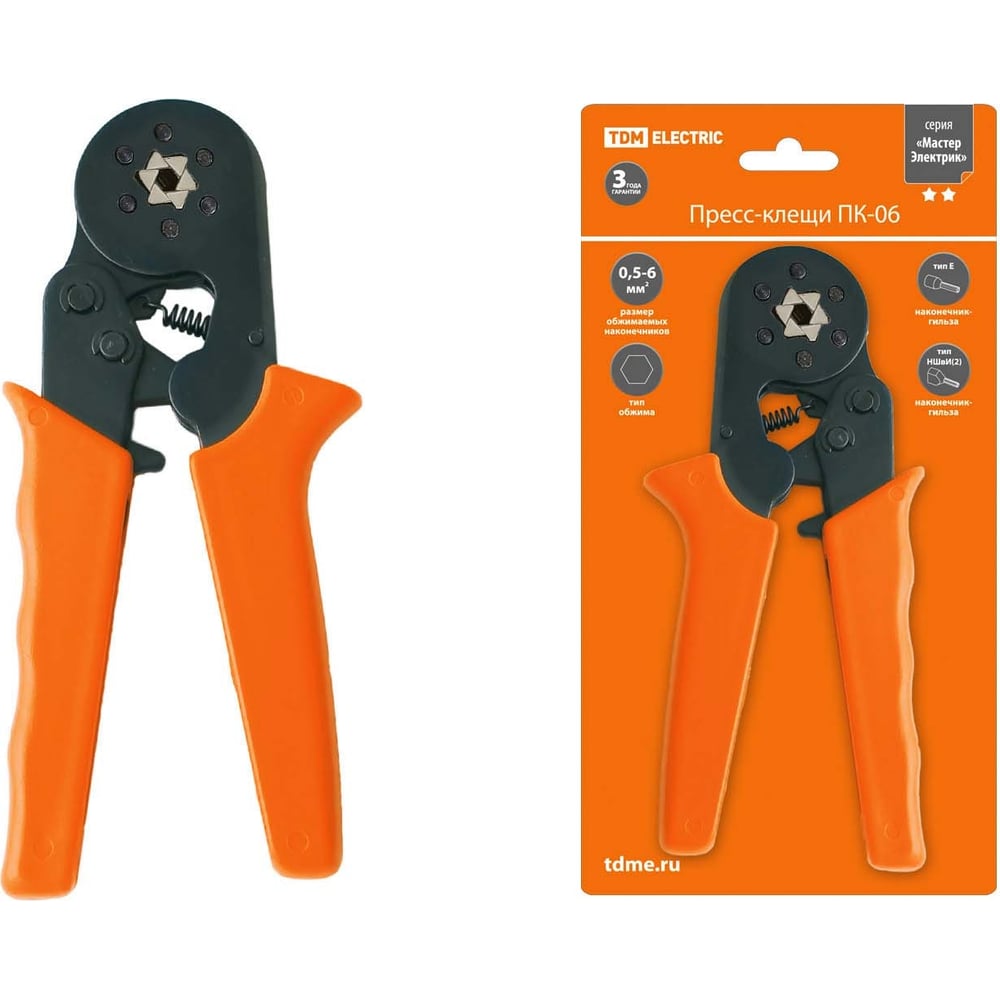 Пресс-клещи TDM ELECTRIC ПК-06 SQ1001-0006 - выгодная цена, отзывы ...