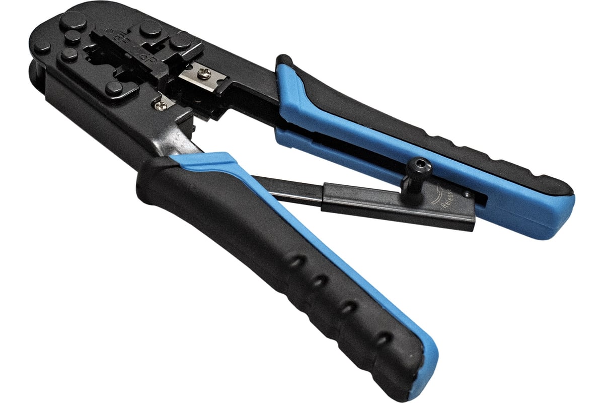 Инструмент для обжима сетевого и круглого кабеля ExeGate EX-T568R RJ-45 ...