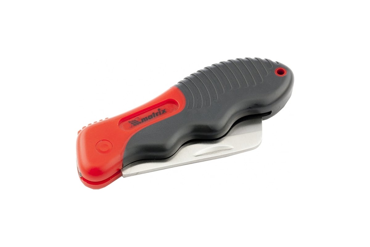 Складной нож электрика, прямое лезвие, эргономичная двухкомпонентная ...
