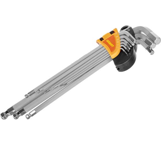 Набор длинных имбусовых ключей 9 шт. Gigant GLHB 9 - выгодная цена ...