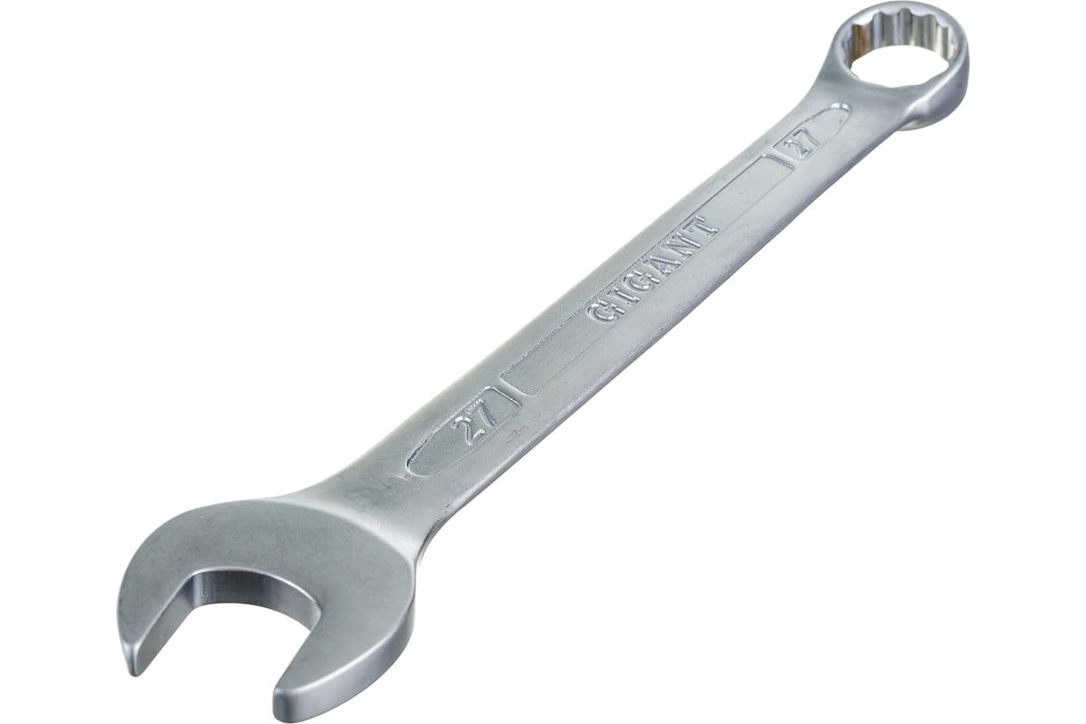 Комбинированный ключ Gigant 27мм, Сталь Cr-V, GCW27 - выгодная цена ...