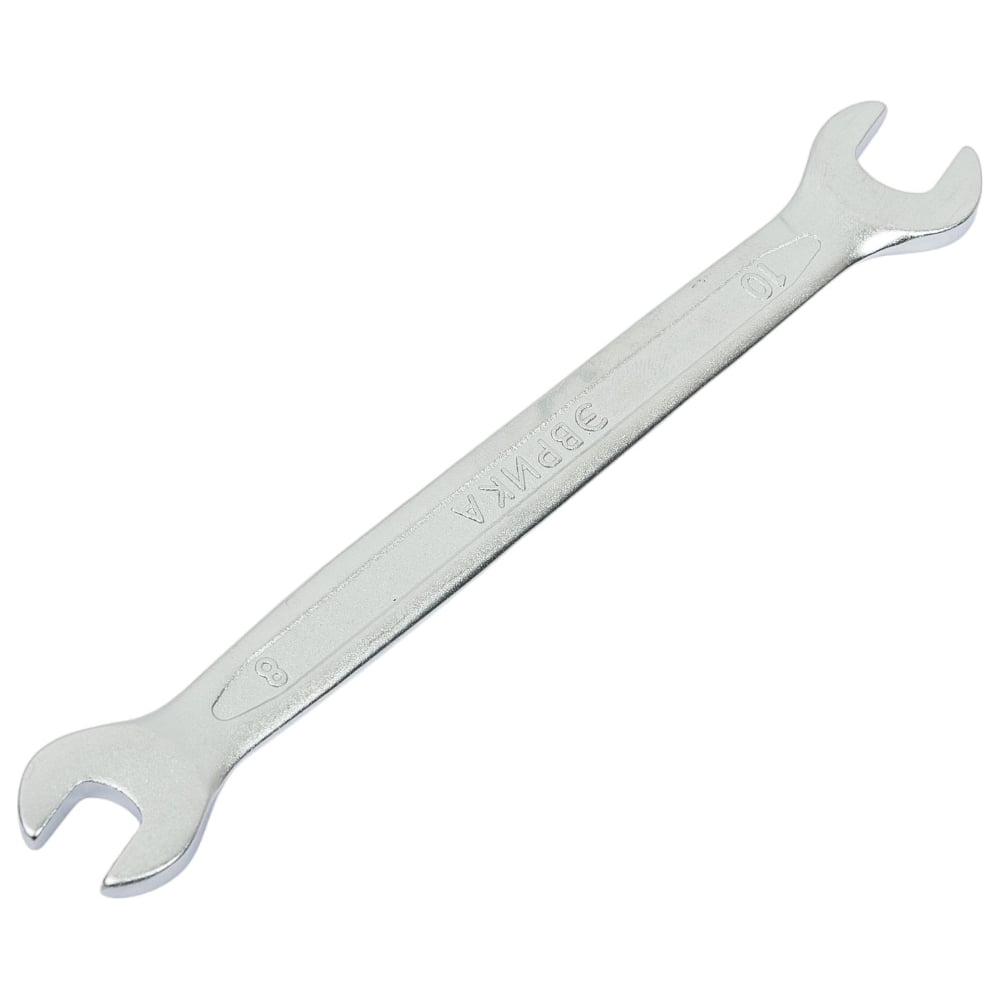 Рожковый ключ 8x10мм Chrome vanadium на держателе ЭВРИКА ER-50810 ...