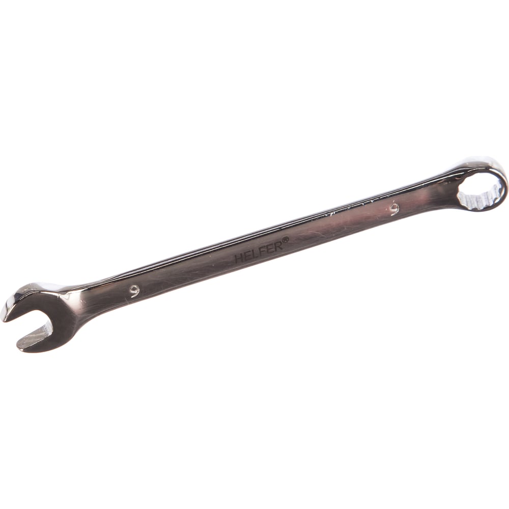 Комбинированный ключ 9 мм Cr-V, пластиковый холдер HELFER HF002023 ...
