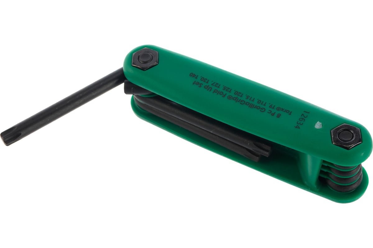 Складной набор ключей BONDHUS GorillaGrip Torx, T9 - T40 12634 - выгодная цена, отзывы ...