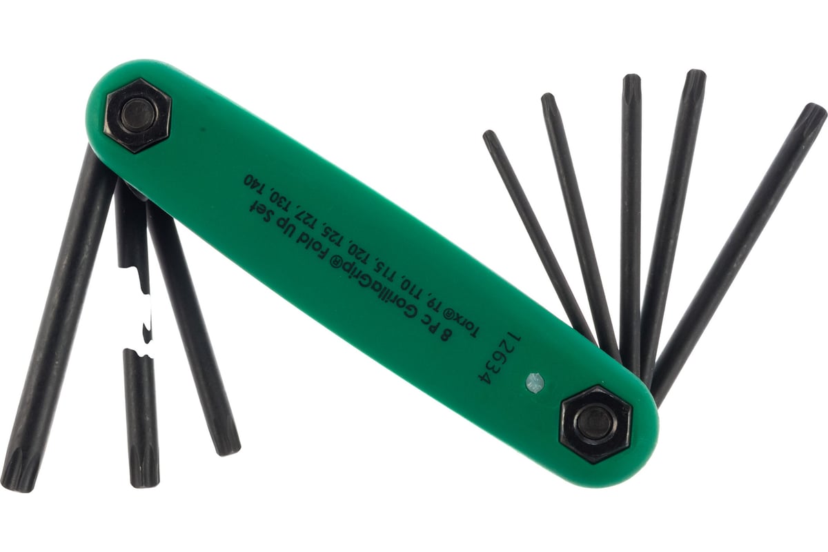 Складной набор ключей BONDHUS GorillaGrip Torx, T9 - T40 12634 - выгодная цена, отзывы ...