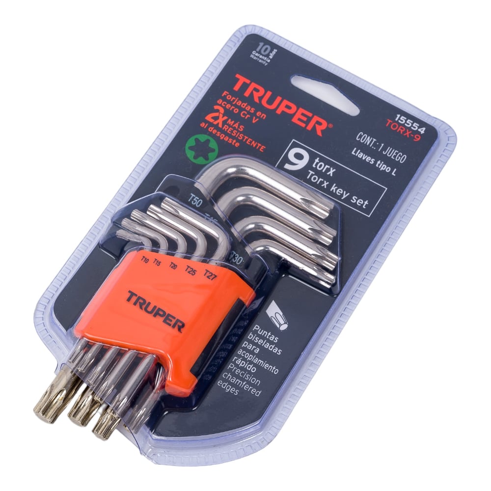 Набор ключей Torx Truper 9 шт TORX-9 15554 - выгодная цена, отзывы ...