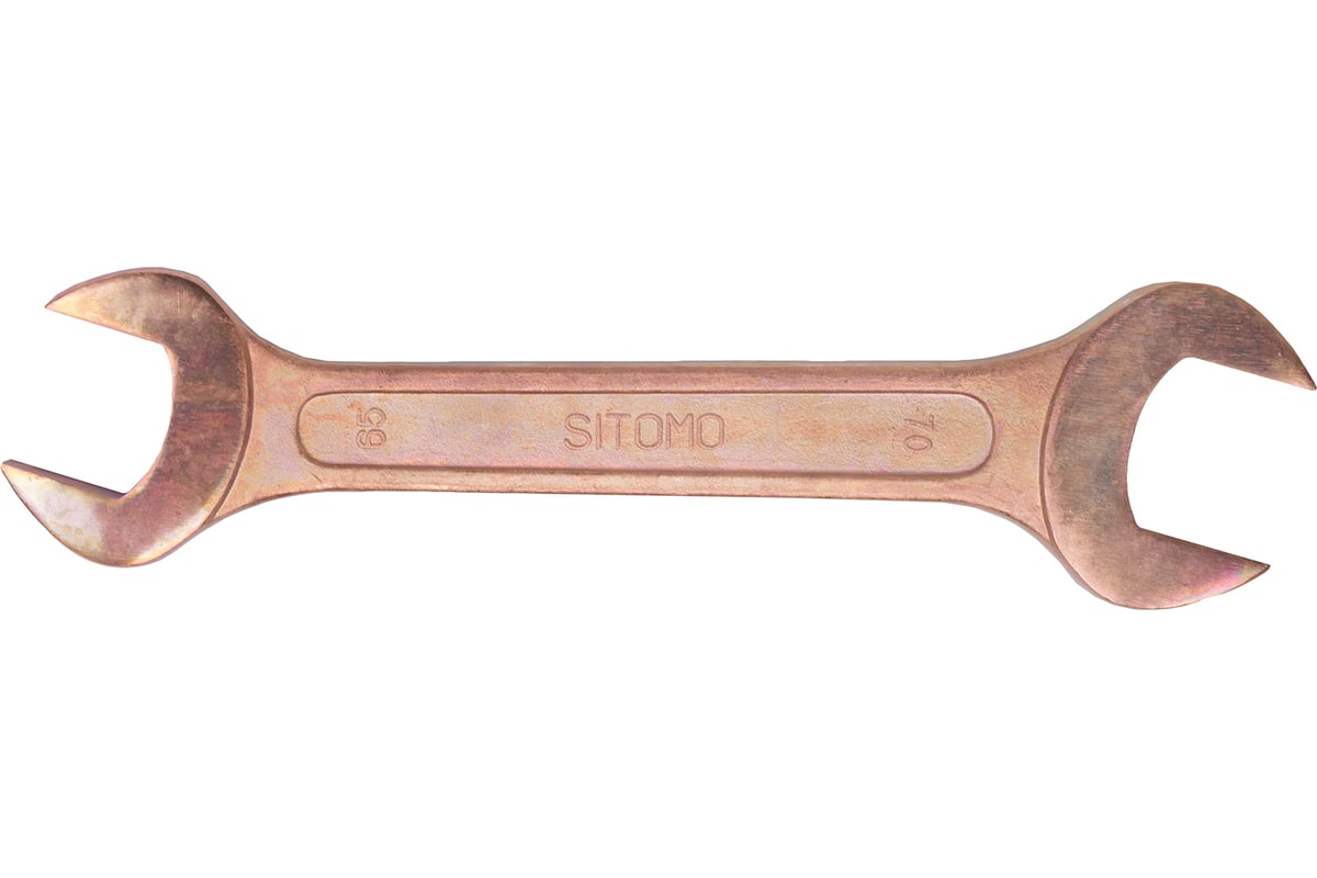 Гаечный двухсторонний ключ SITOMO SIT 65x70, омеднение 77668 - выгодная ...