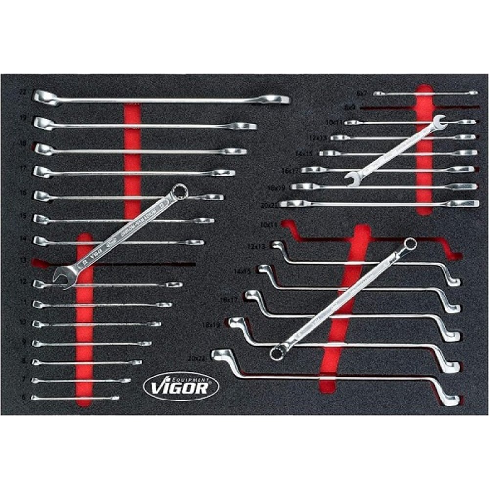 Набор ключей VIGOR двойные, рожковые, накидные V5113 - выгодная цена ...