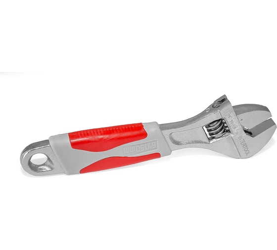 Разводной ключ INTERTOOL 150 мм, изолированная рукоятка, никелевое покрытие XT-0015 - выгодная ...