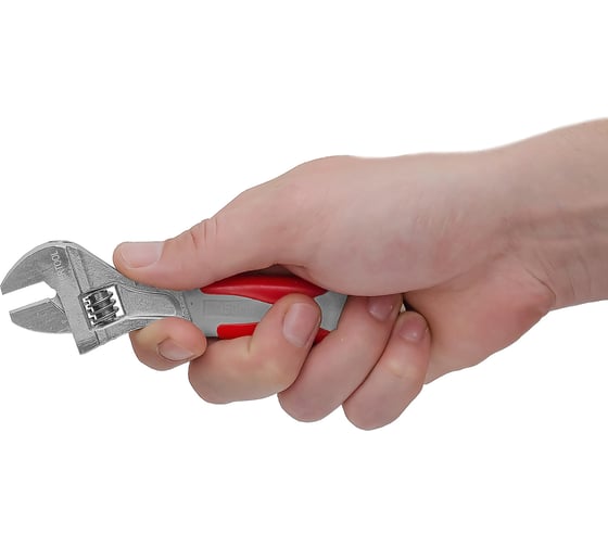 Разводной ключ INTERTOOL 150 мм, изолированная рукоятка, никелевое покрытие XT-0015 - выгодная ...