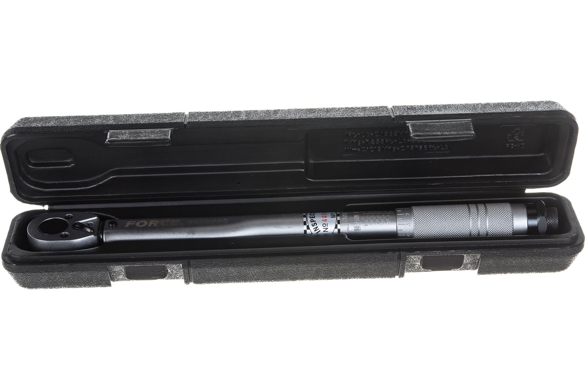 Динамометрический ключ FORCE 6473365, 3/8", 19-110 Нм, 365мм - выгодная ...