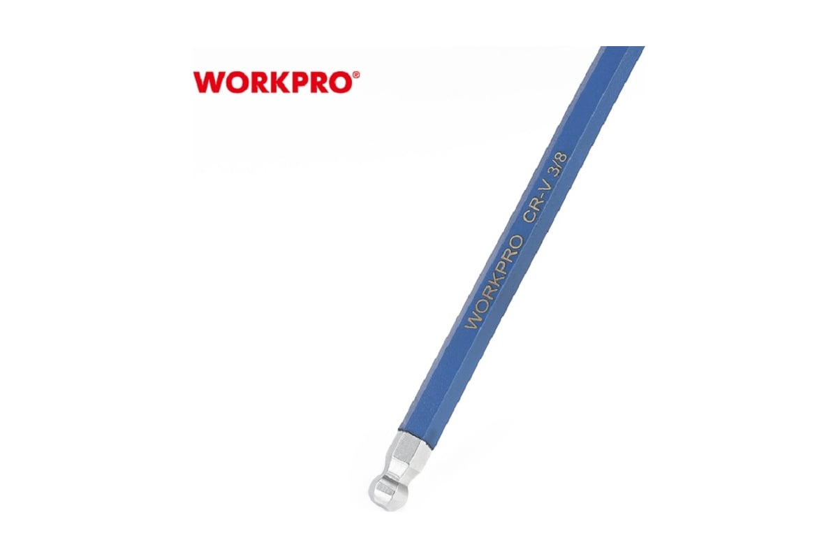 Ключи 6-гранные длинные с шаром WORKPRO 9шт. в держателе PRO WP222011 - выгодная цена, отзывы ...