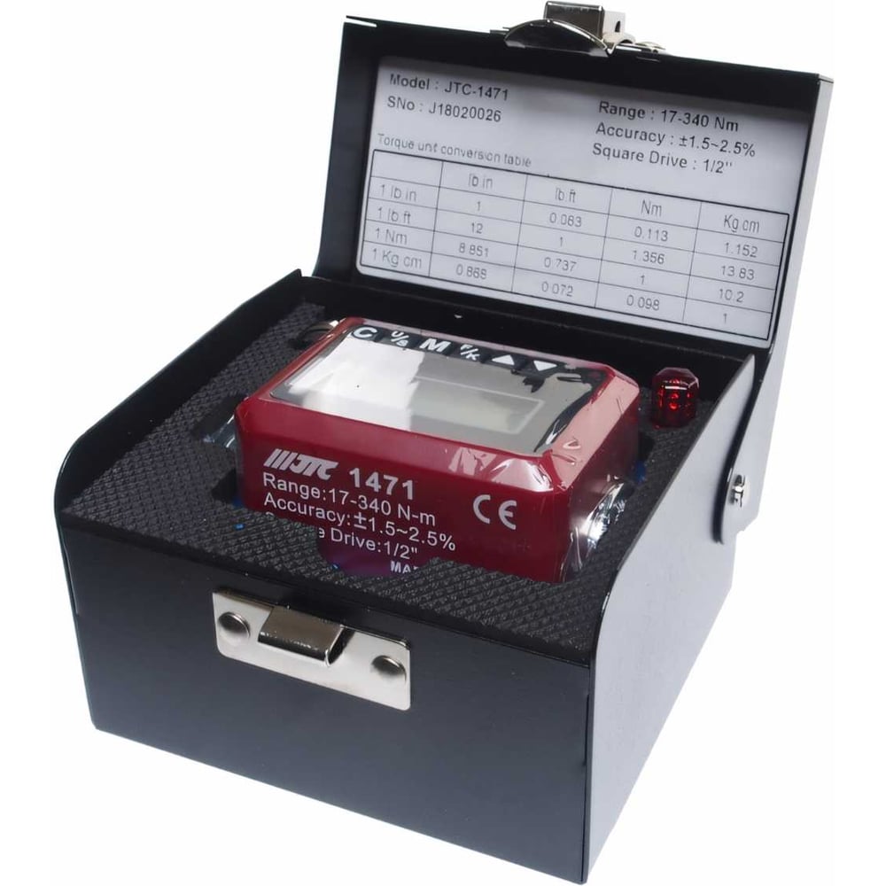 Динамометрический электронно-цифровой ключ-адаптер JTC 1471 - выгодная цена, отзывы ...