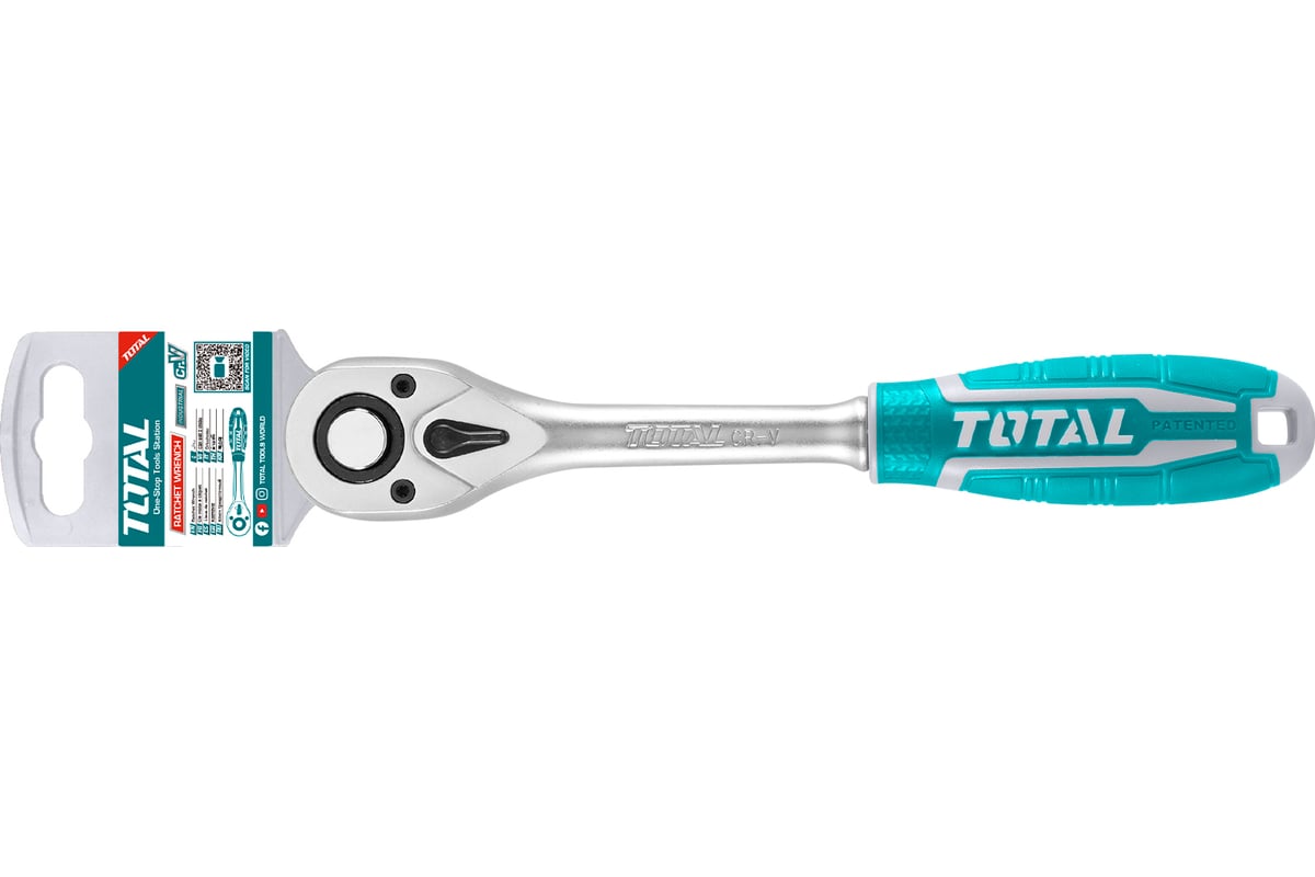 Ключ-трещотка TOTAL 1/4" THT106146 - выгодная цена, отзывы ...