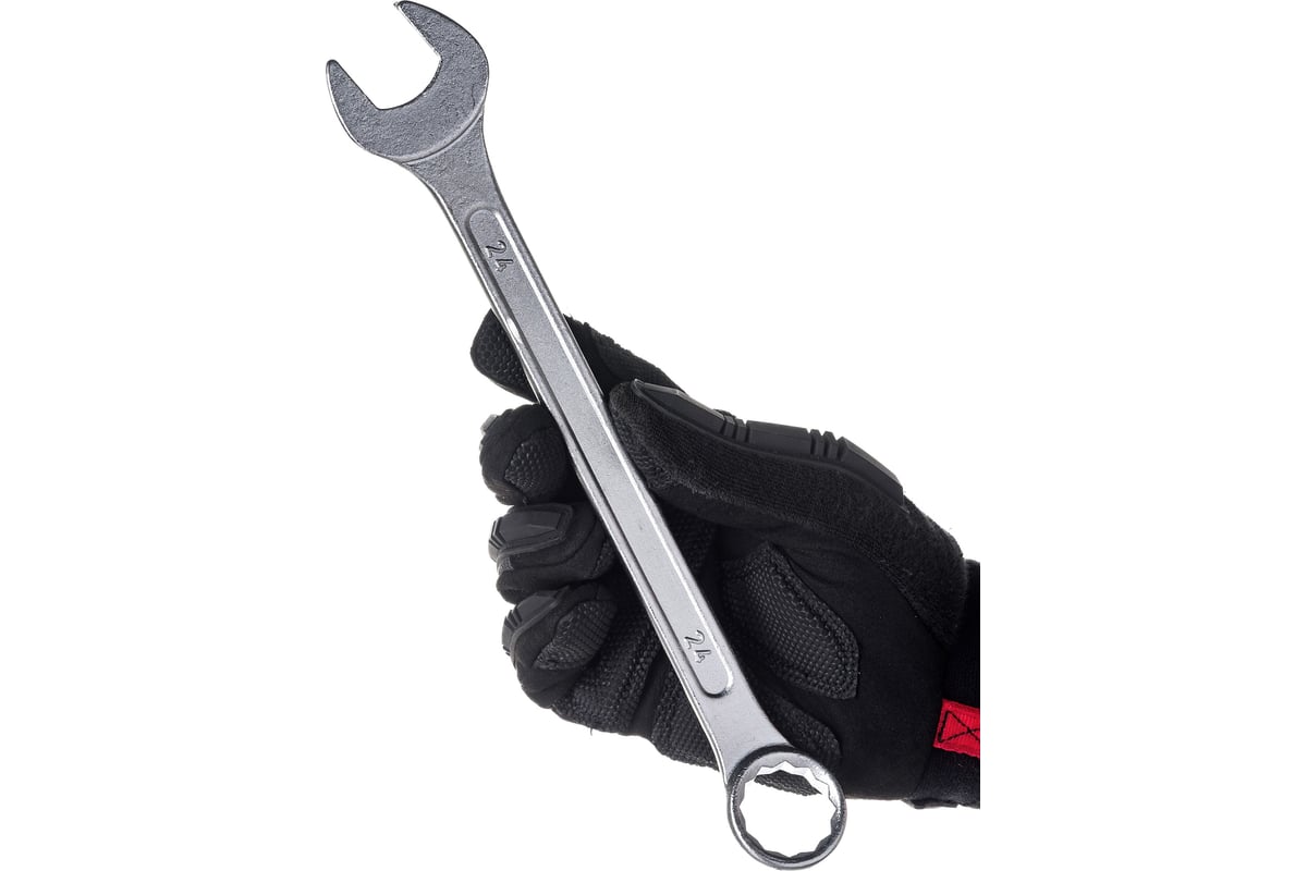 Комбинированный хромированный ключ 24 мм SPARTA 150525 - выгодная цена ...