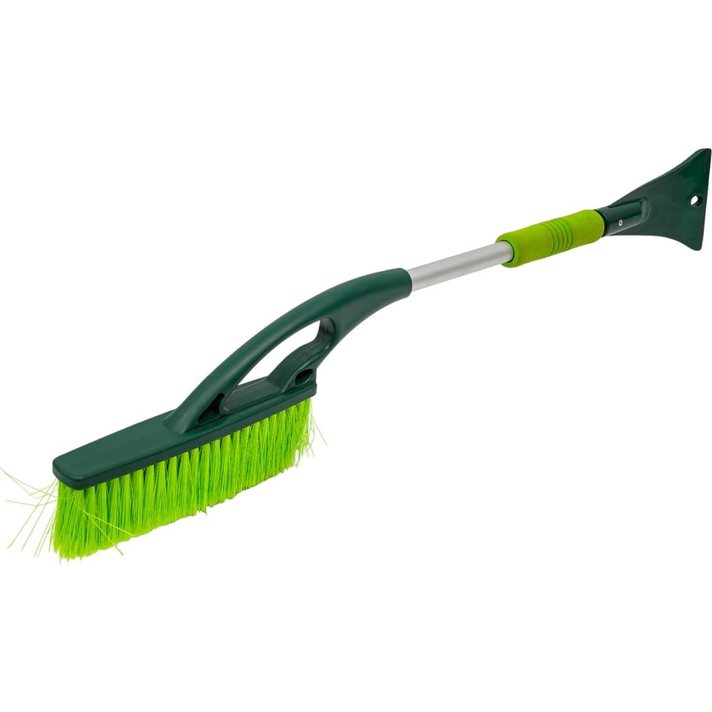 Щетка для снега с поролоновой ручкой и скребком ZiZay щетина 5 рядов, 72 см ZZ0155 - выгодная ...