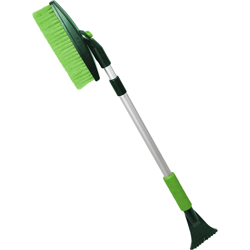 Телескопическая поворотная щетка для снега со скребком ZiZay щетина 5 рядов, 83-118 см ZZ0152 ...