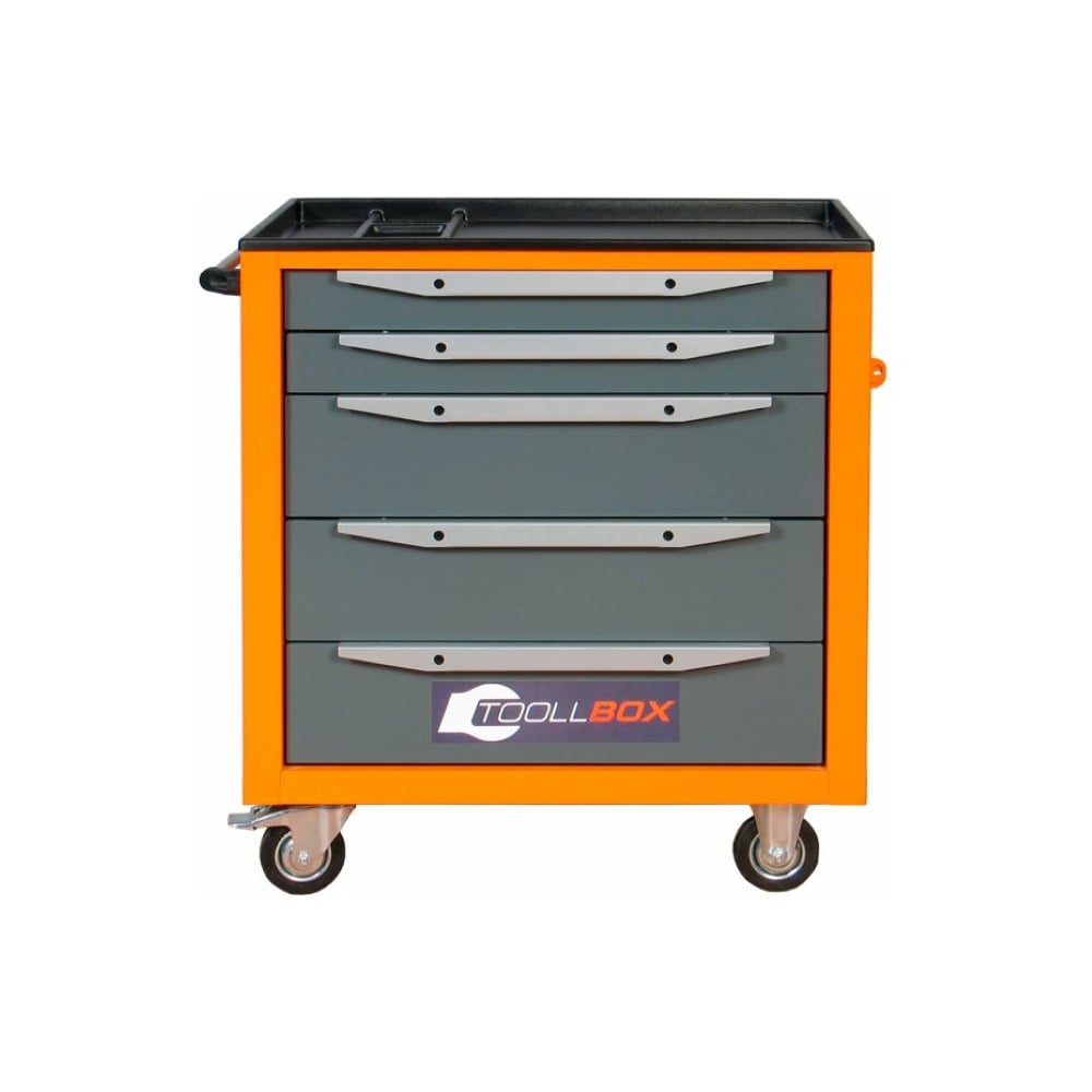 Инструментальная тележка Toollbox с центральным замком серии standart TBS-5 RAL 2008 - выгодная ...