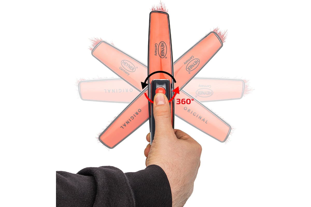 Щетка Heyner xl pro со скребком и телескопической ручкой, 65-97 см ...