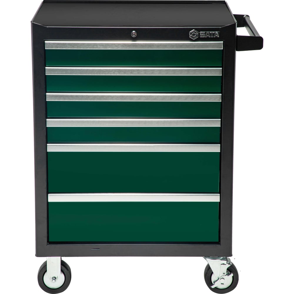 Инструментальная тележка Sata 692x488x840 мм, 6 выдвижных лотков ...