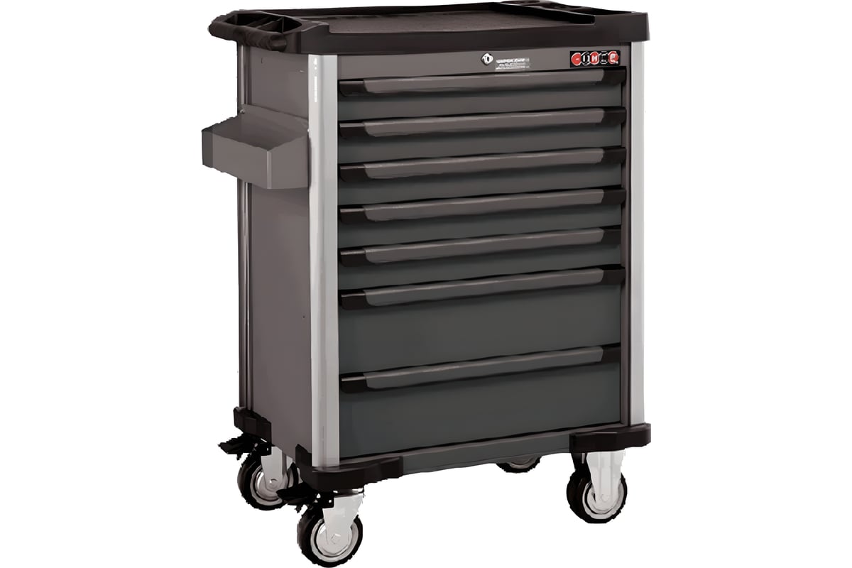 Инструментальная тумба 7 секций, 376пр, черная FORCE 10217-376 - выгодная цена, отзывы ...