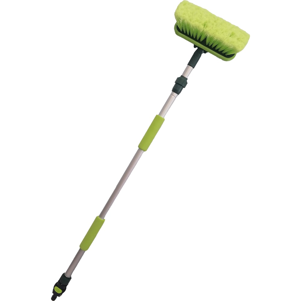 Телескопическая щетка для мытья ZiZay длина 1,6 метра, с клапаном под ...