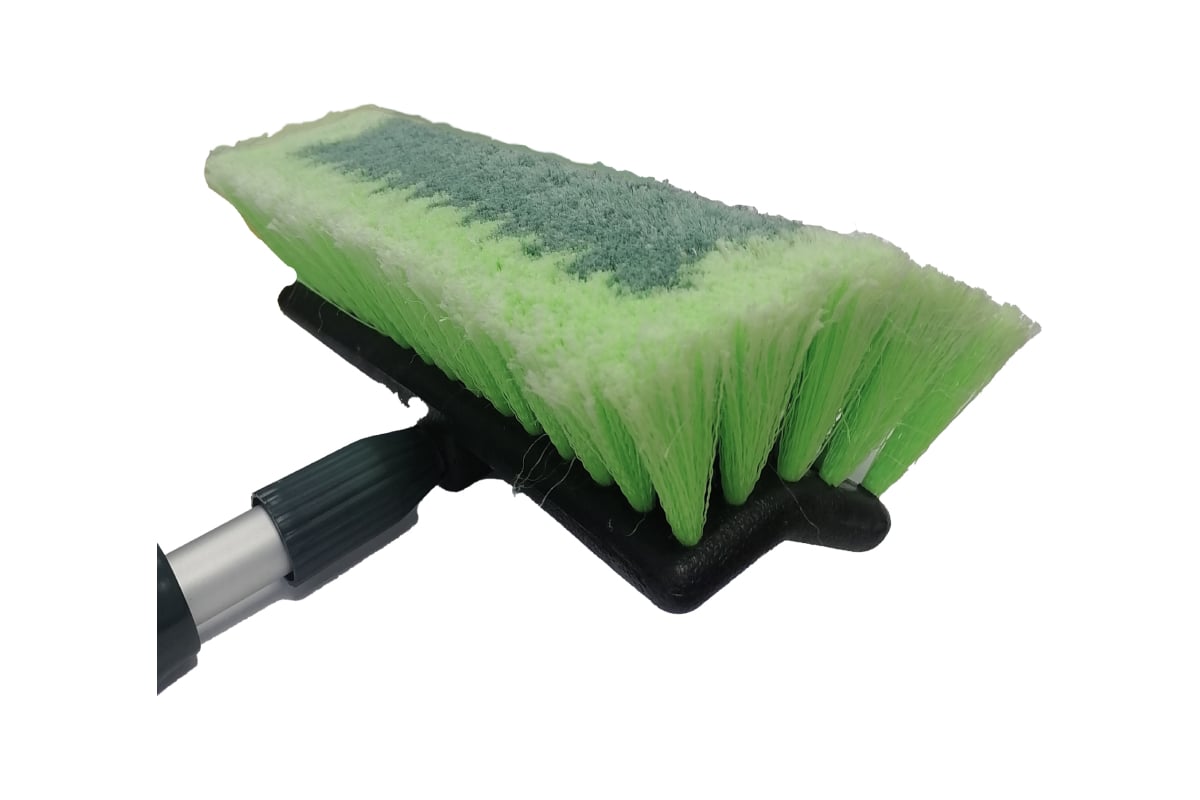 Телескопическая щетка для мытья ZiZay длина 2,5 метра с клапаном под ...