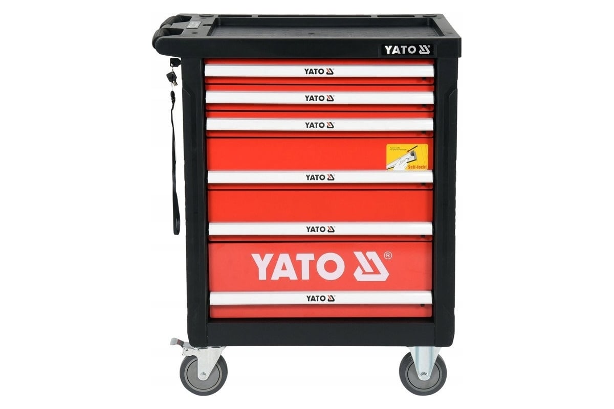 Инструментальная тележка YATO 185 предметов YT-55307 - выгодная цена, отзывы, характеристики ...