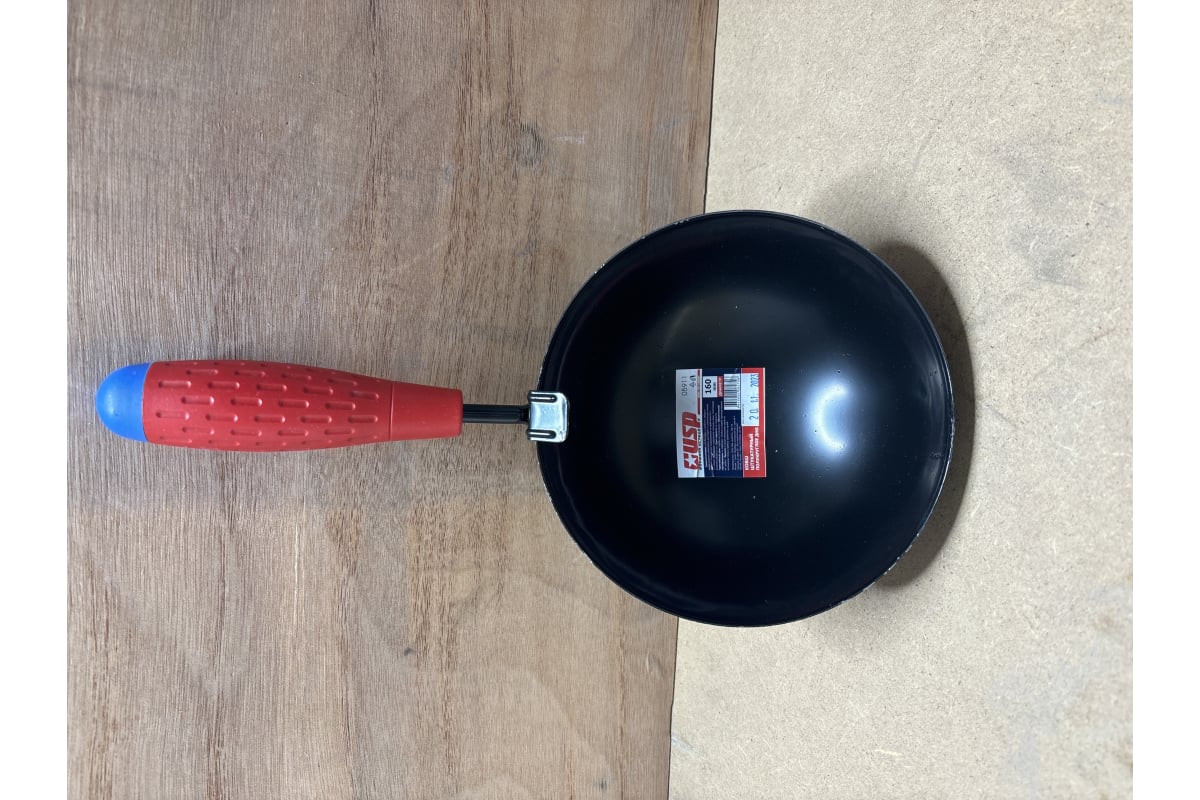 Штукатурный ковш USP 160 мм, полукруглое дно, пластик. ручка 05911 ...