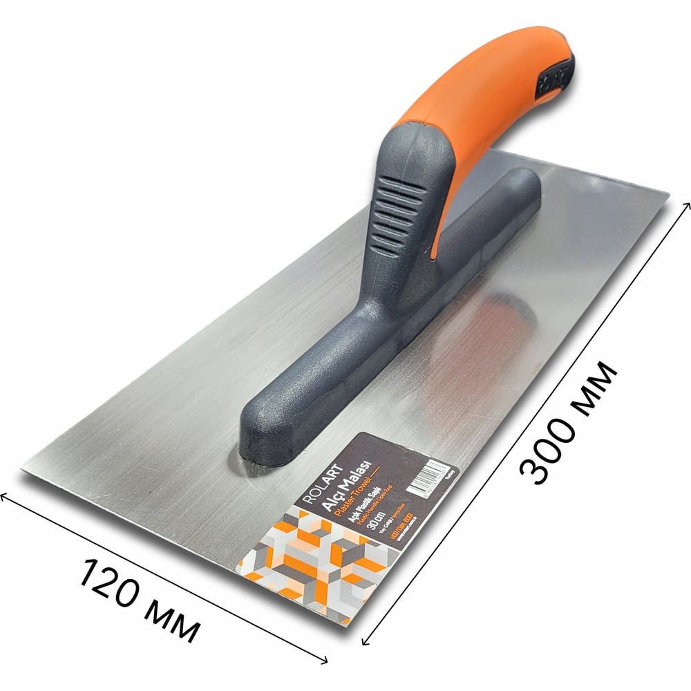 Шпатель для штукатурки Rolart 120x300 мм 206001 - выгодная цена, отзывы ...
