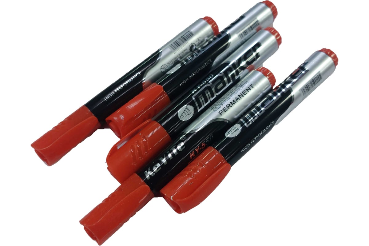 Маркер строительный TOOLAS перманентный красный 00000007379 - выгодная ...