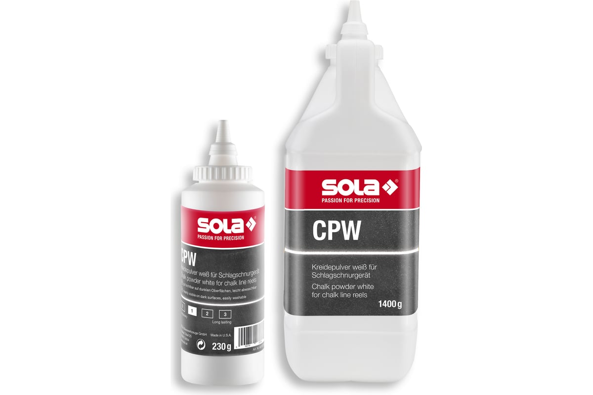 Порошок меловый SOLA белый 230 г CPW 230 66152501 - выгодная цена, отзывы, характеристики, фото ...