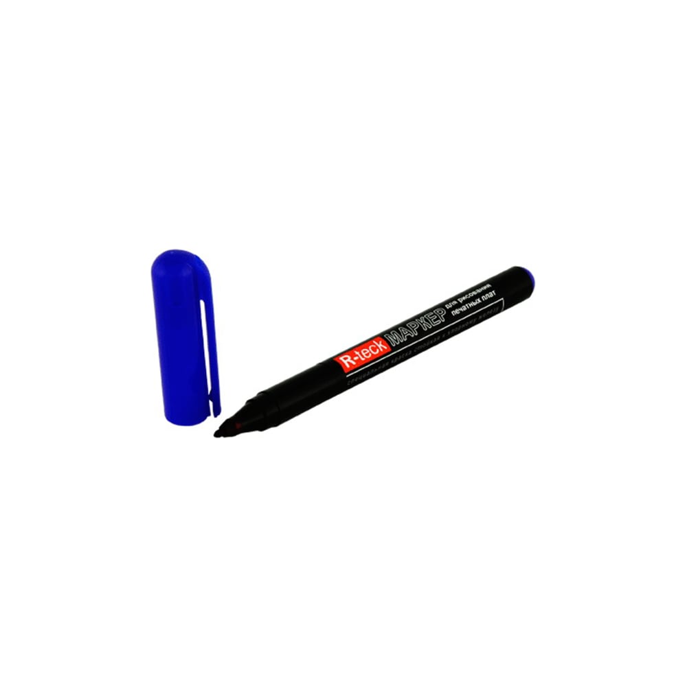 Маркер для рисования печатных плат Connector синий R Teck R Treck Bl